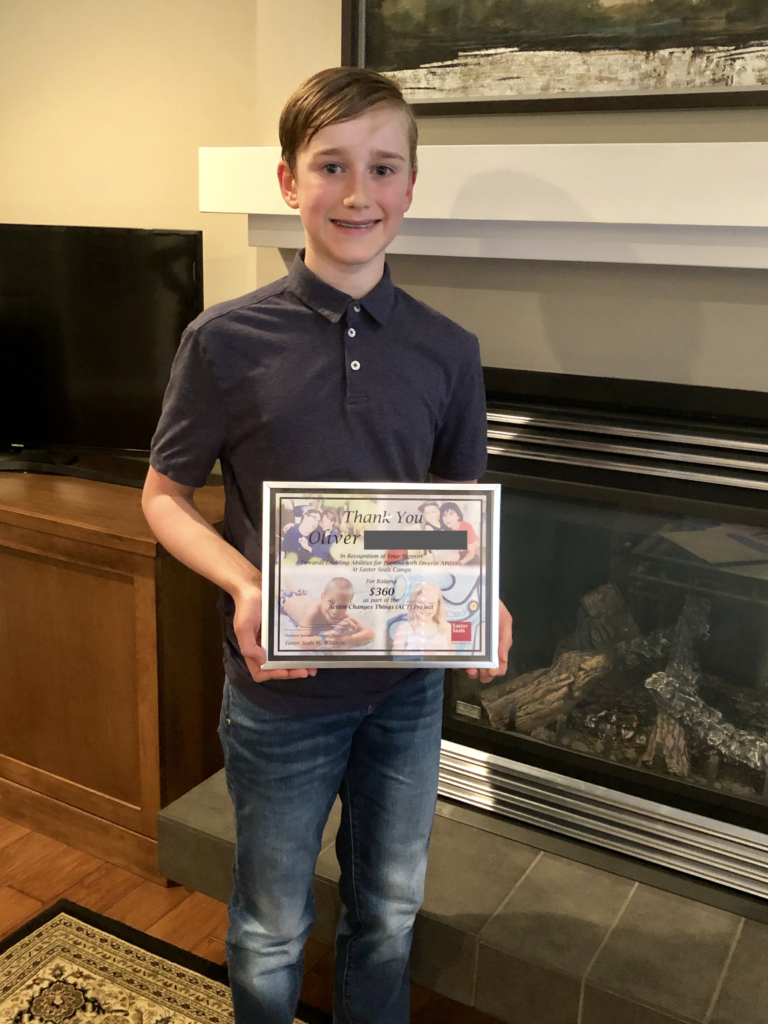 Oliver's Story - Easter Seals BC and Yukon